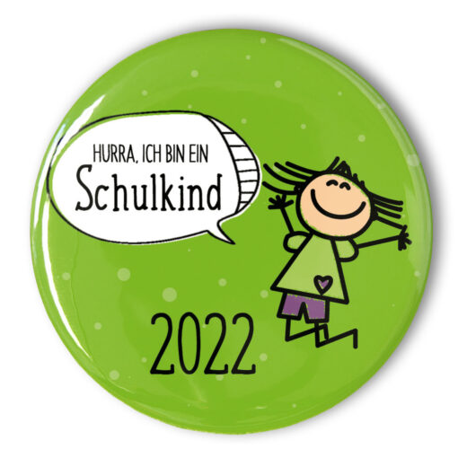 Schulkind-Buttons zur Einschulung bestellen | stylebutton.de