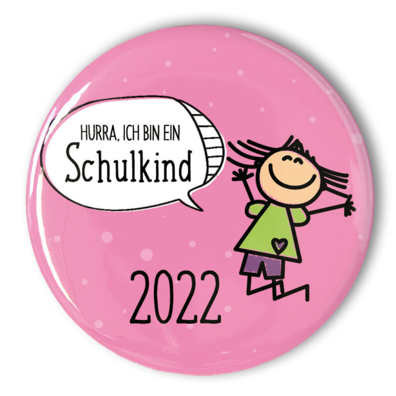 Schulkind-Buttons zur Einschulung bestellen | stylebutton.de