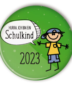 Schulkind-Buttons zur Einschulung bestellen | stylebutton.de