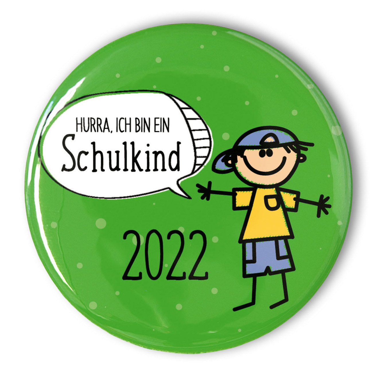 Schulkind-Buttons zur Einschulung bestellen | stylebutton.de