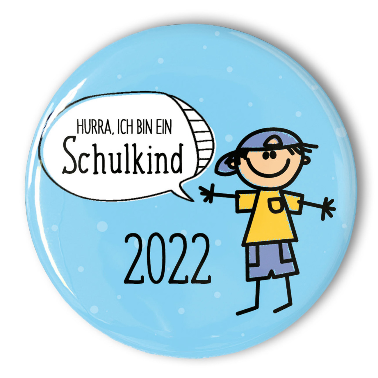 Schulkind-Buttons zur Einschulung bestellen | stylebutton.de