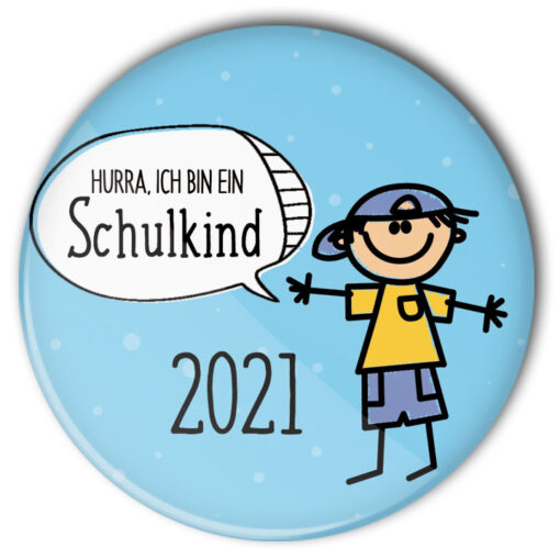 Schulkind-Buttons zur Einschulung bestellen | stylebutton.de